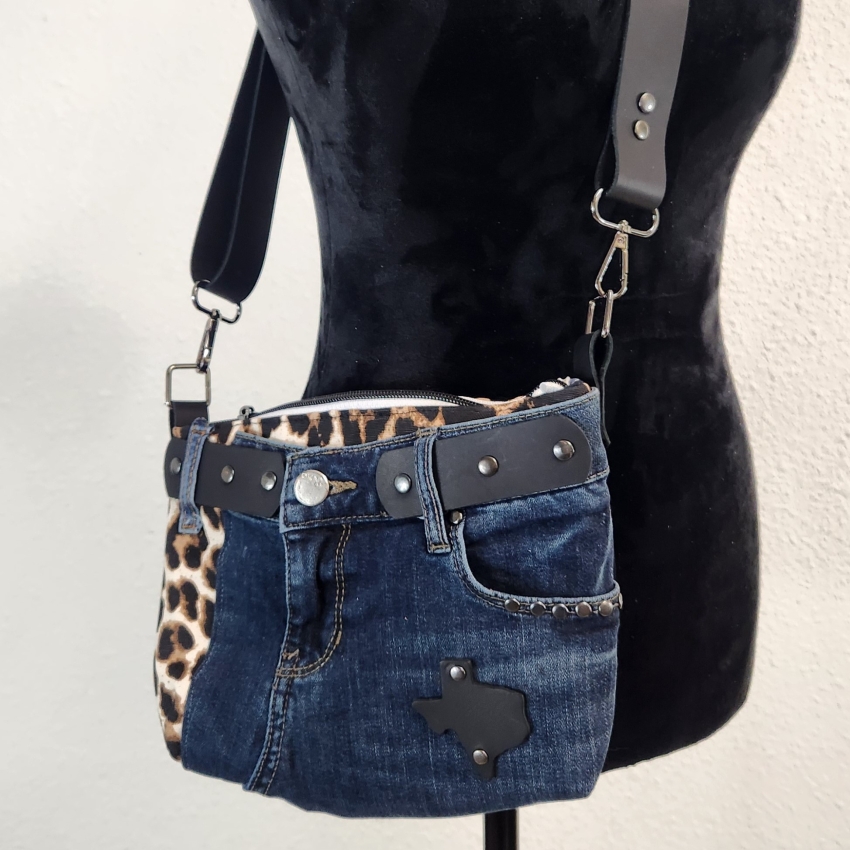 Texas western leather, suede, and cow hair pursespurses. Concealed ...