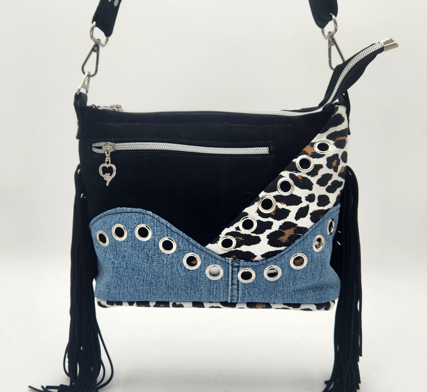 Texas western leather, suede, and cow hair pursespurses. Concealed ...