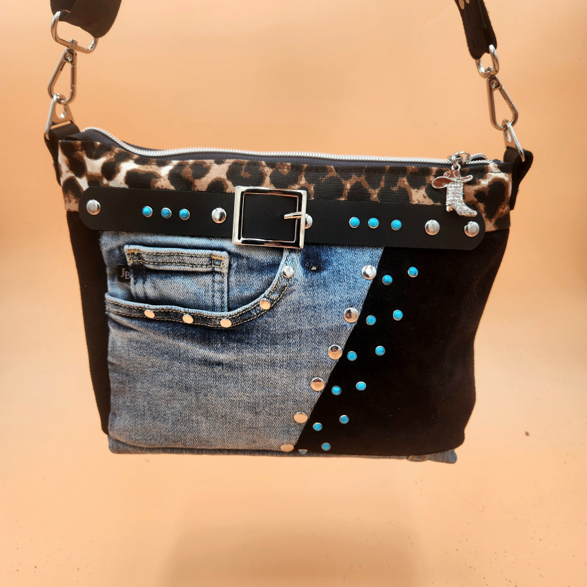 Texas western leather, suede, and cow hair pursespurses. Concealed ...