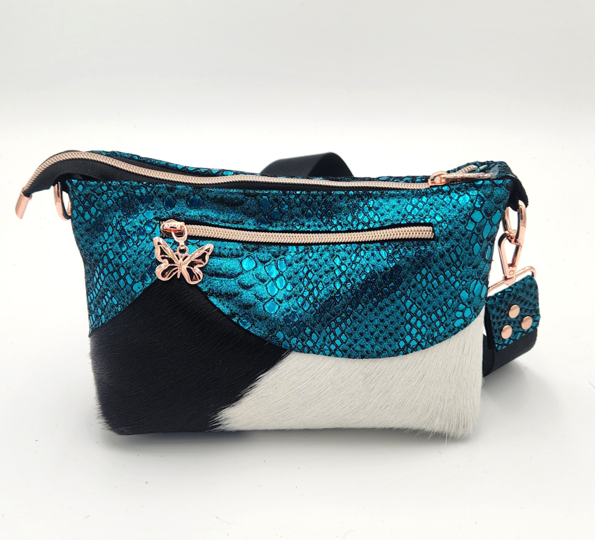 Texas western leather, suede, and cow hair pursespurses. Concealed ...